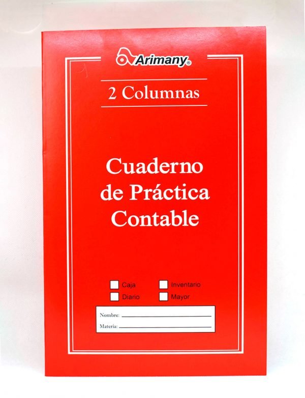 Cuadernillo de Contabilidad - Pactica - 2 Columnas - 10 Hojas - 1 ...