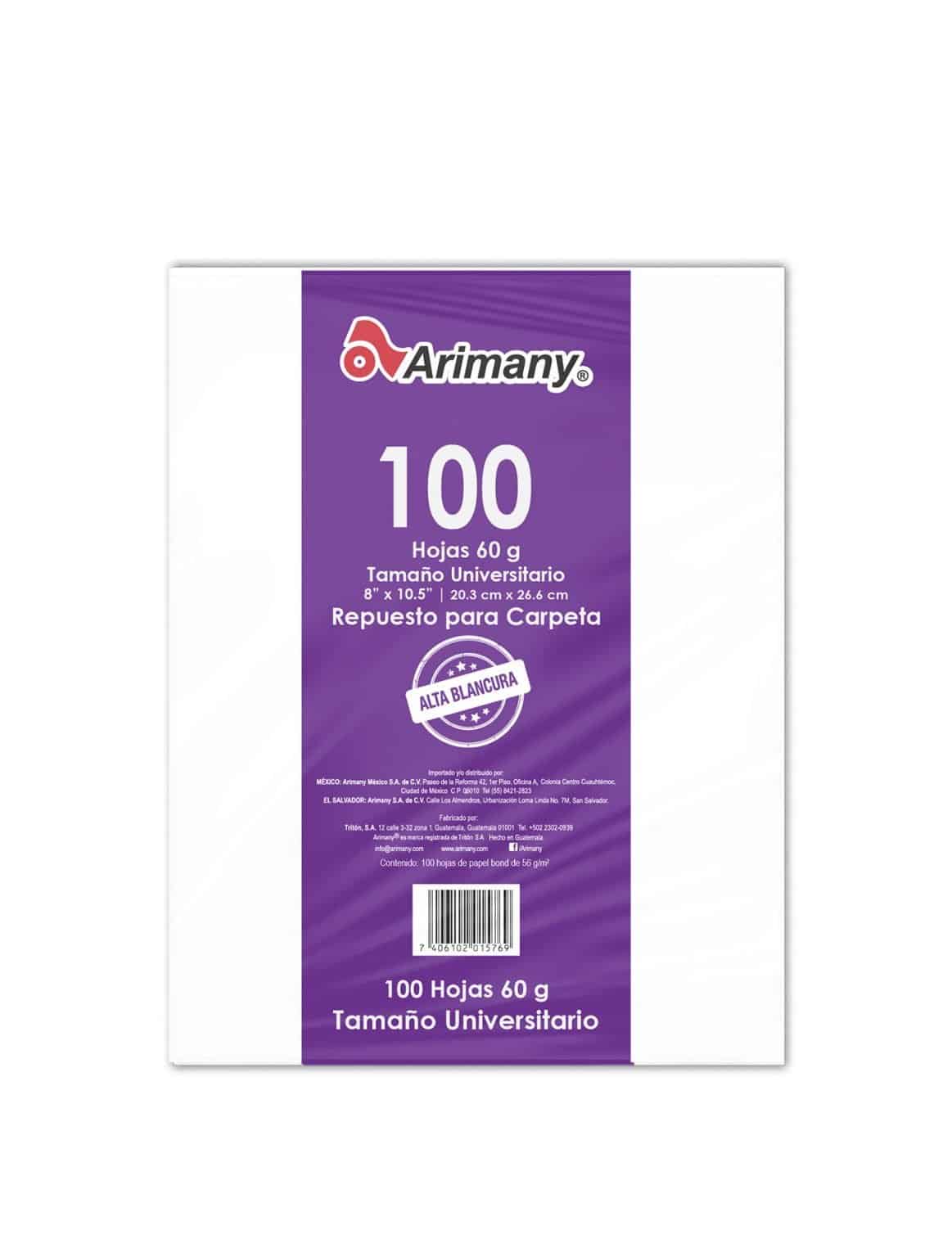 Papel Bond - Para Impresora - 75 Gramos - Tamaño Oficio - Excellent ...