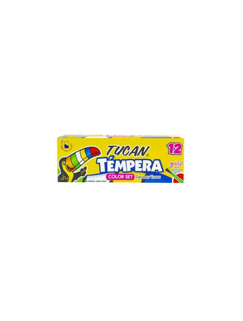 Tempera - Tucan - 12 Colores - 45 grs - 1 Unidades - Arimany