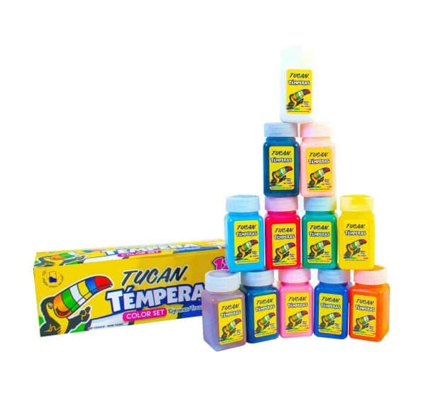 Tempera-Tucan-12 Colores-45 grs-1 Unidades - Arimany