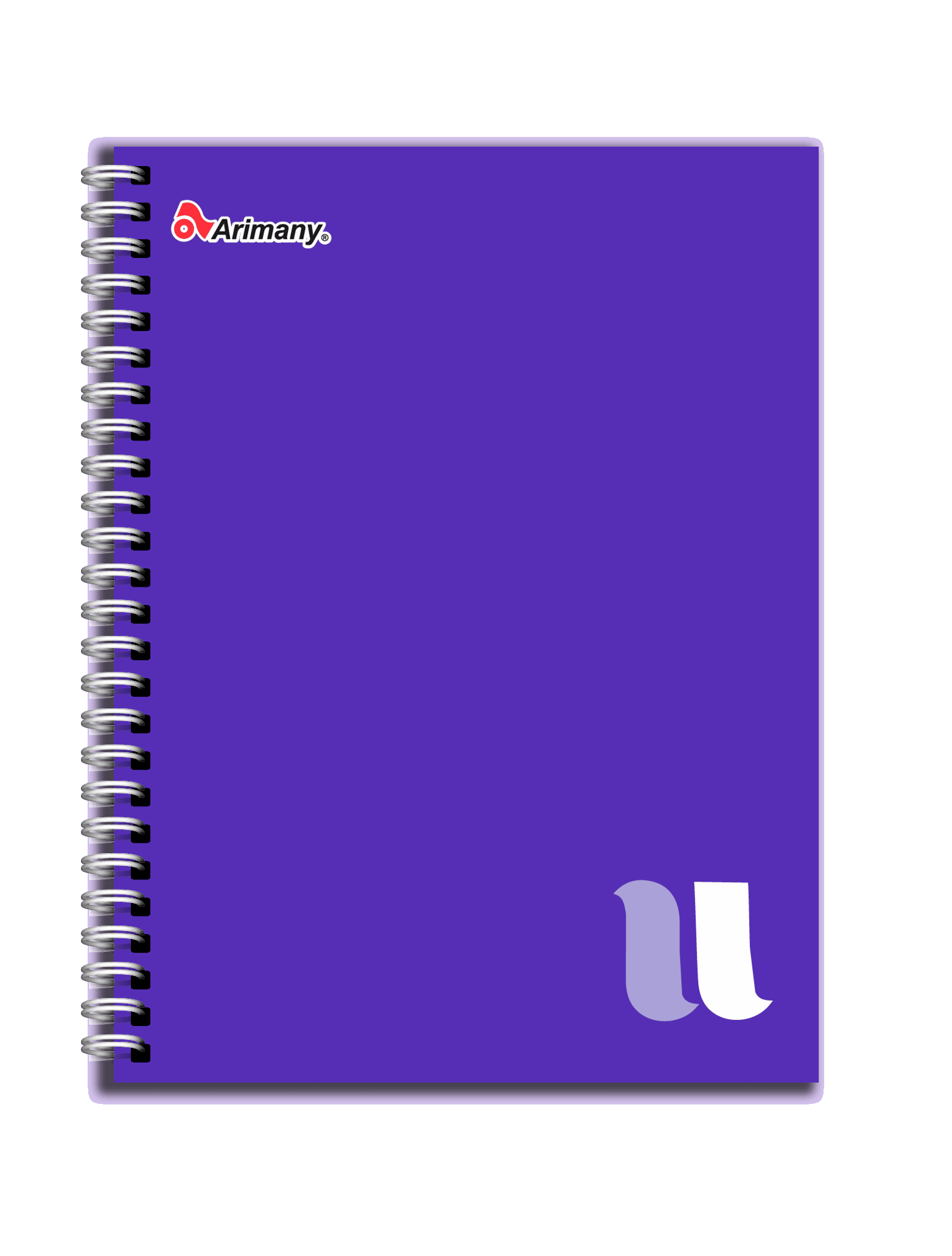 Cuaderno Doble Anillo-Pasta Semidura-Universitario-Arimany U-100 Hojas ...
