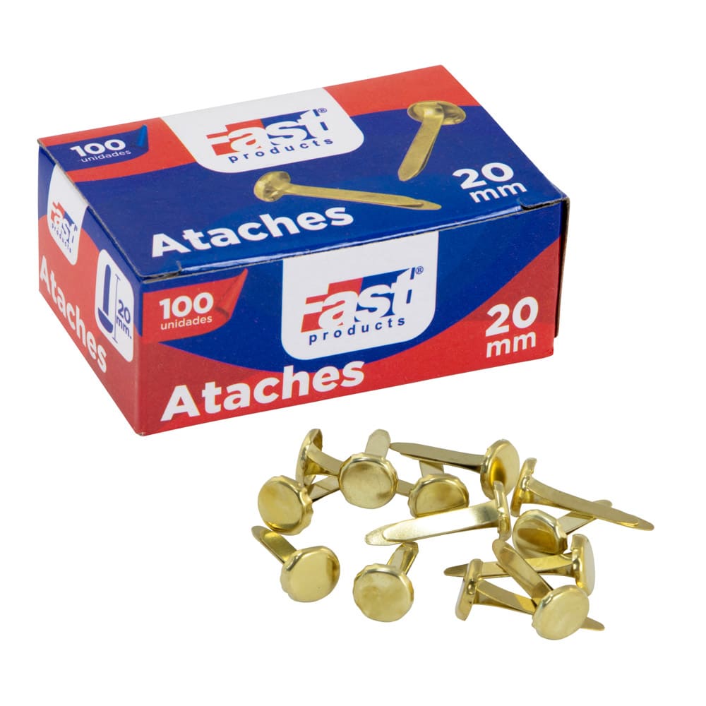 Ataches-Fast-20 Milimetros-Caja De 100-1 Unidad - Arimany