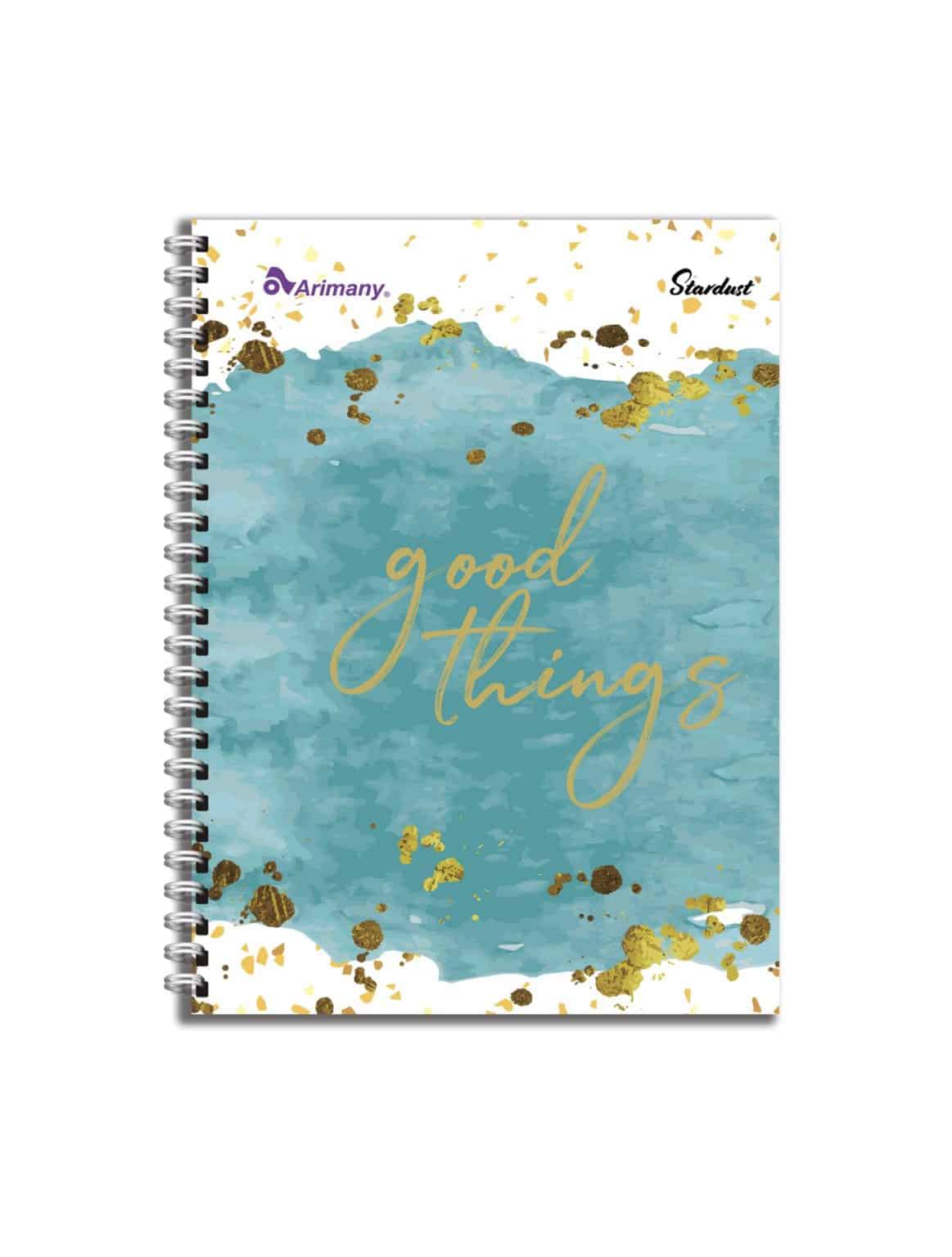 Cuaderno Doble Anillo-Pasta Semidura-Carta-100 Hojas-Stardust-C/C 7 MM ...