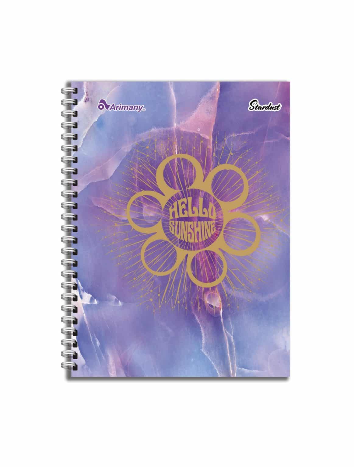 Cuaderno Doble Anillo-Pasta Semidura-Carta-100 Hojas-Stardust-C/C 7 MM ...