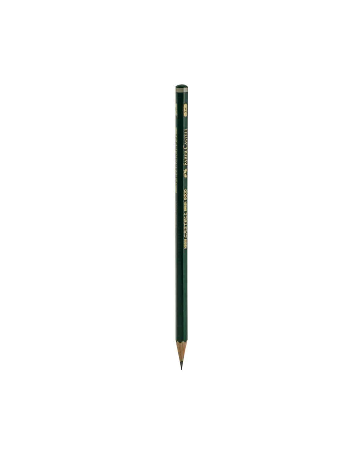 Lapiz - Faber Castell - 2H - Hexagonal - Negro - Sin Borrador - 1 ...