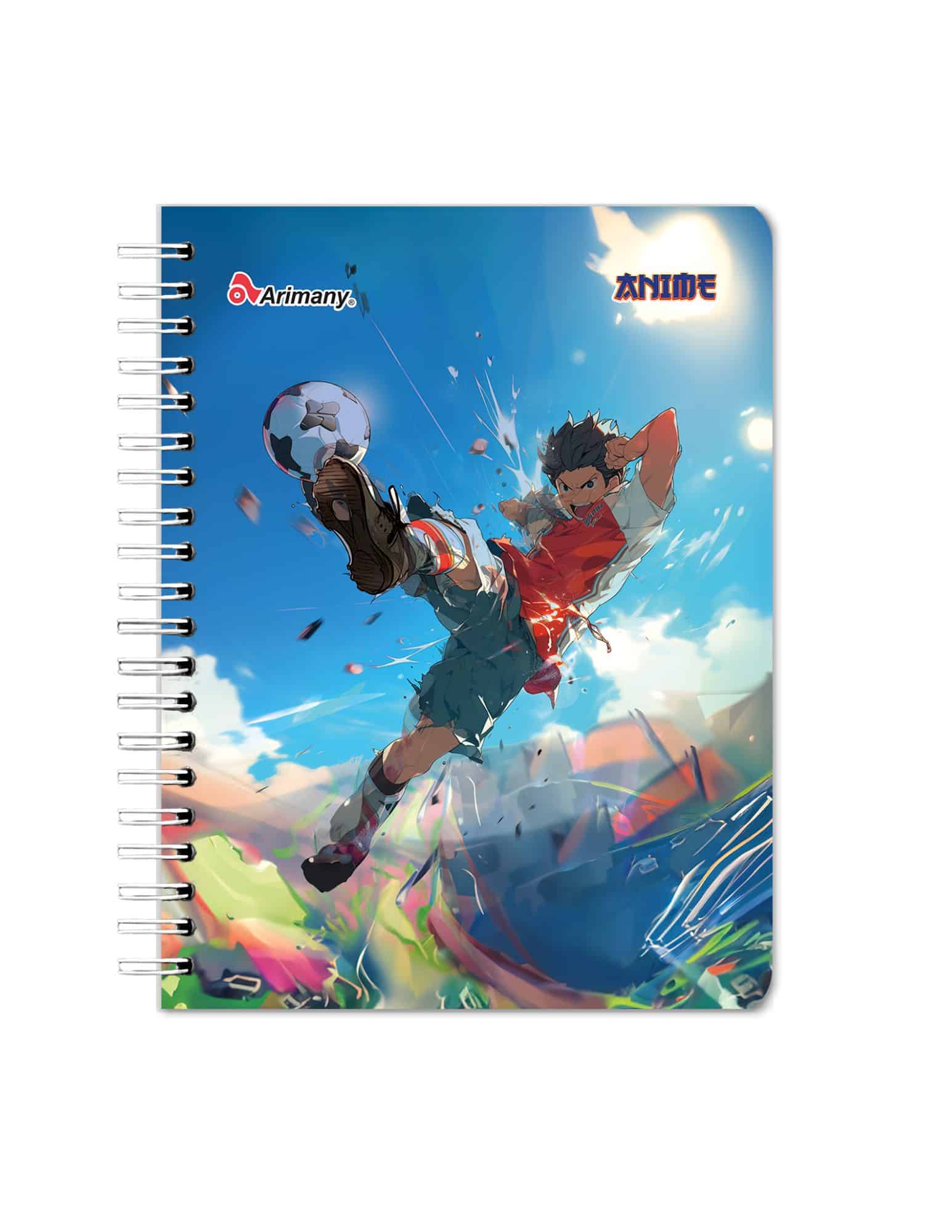 Cuaderno Doble Anillo-Pasta Semidura-Universitario-Anime-100 Hojas ...