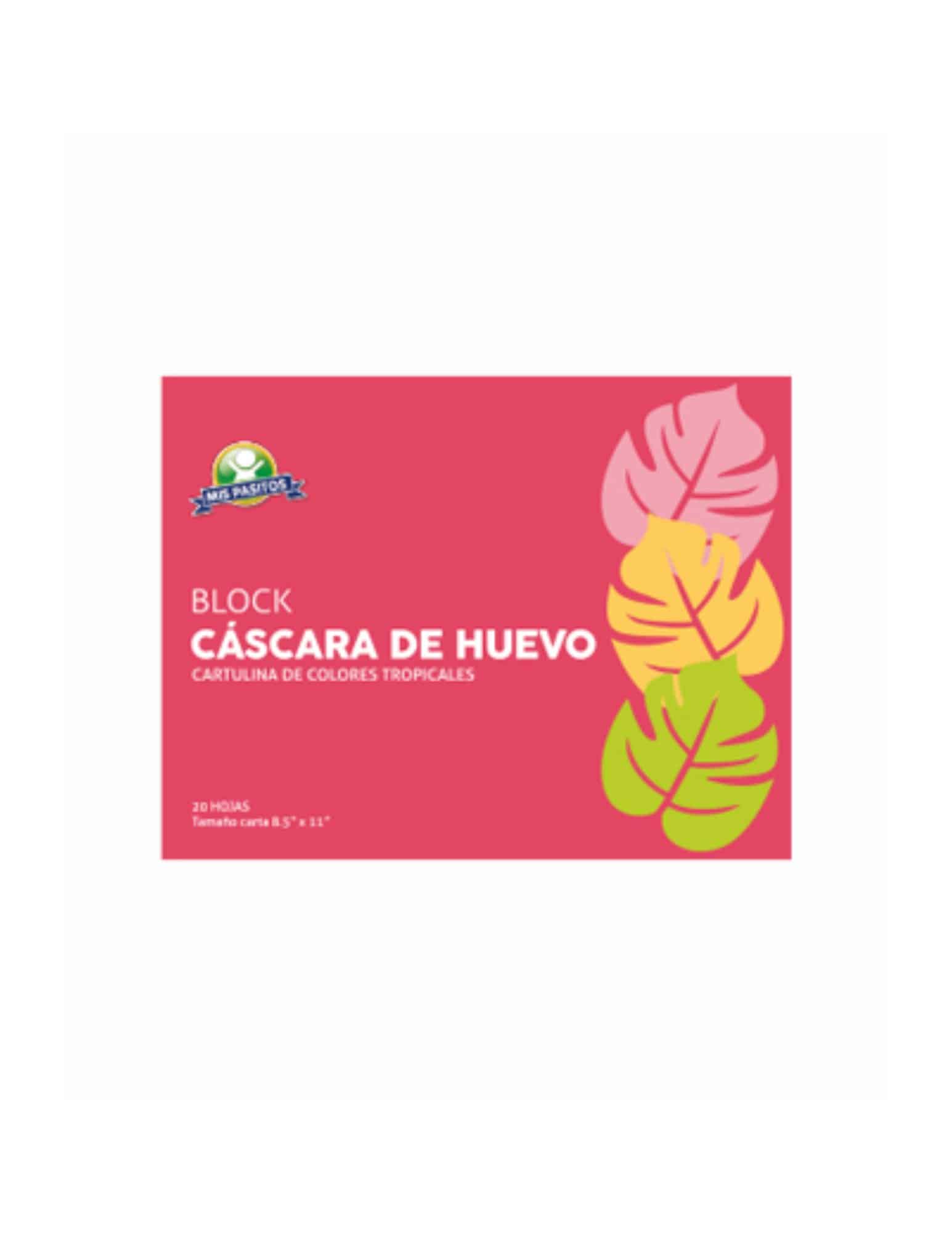 Block Cartulina-Cascara de Huevo-Mis Pasitos-Carta-20 Hojas-1 Unidad ...