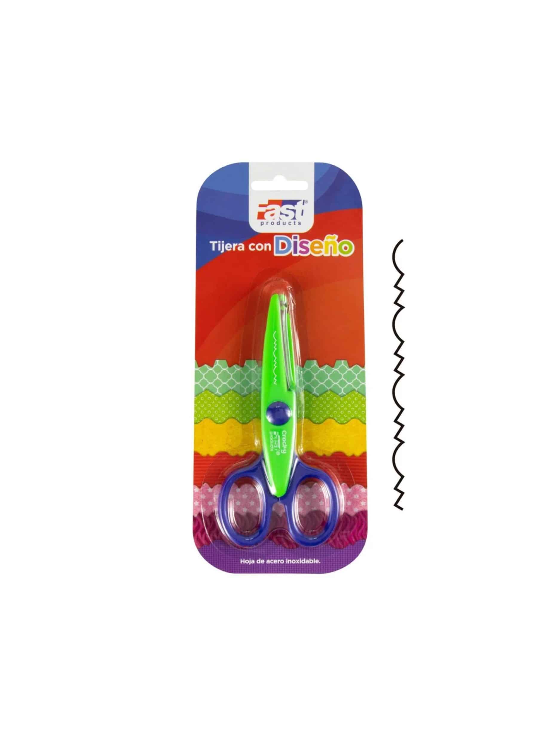 Tijera - Fast - Con Diseño - Gotico - Plastica - 1 Unidad - Arimany