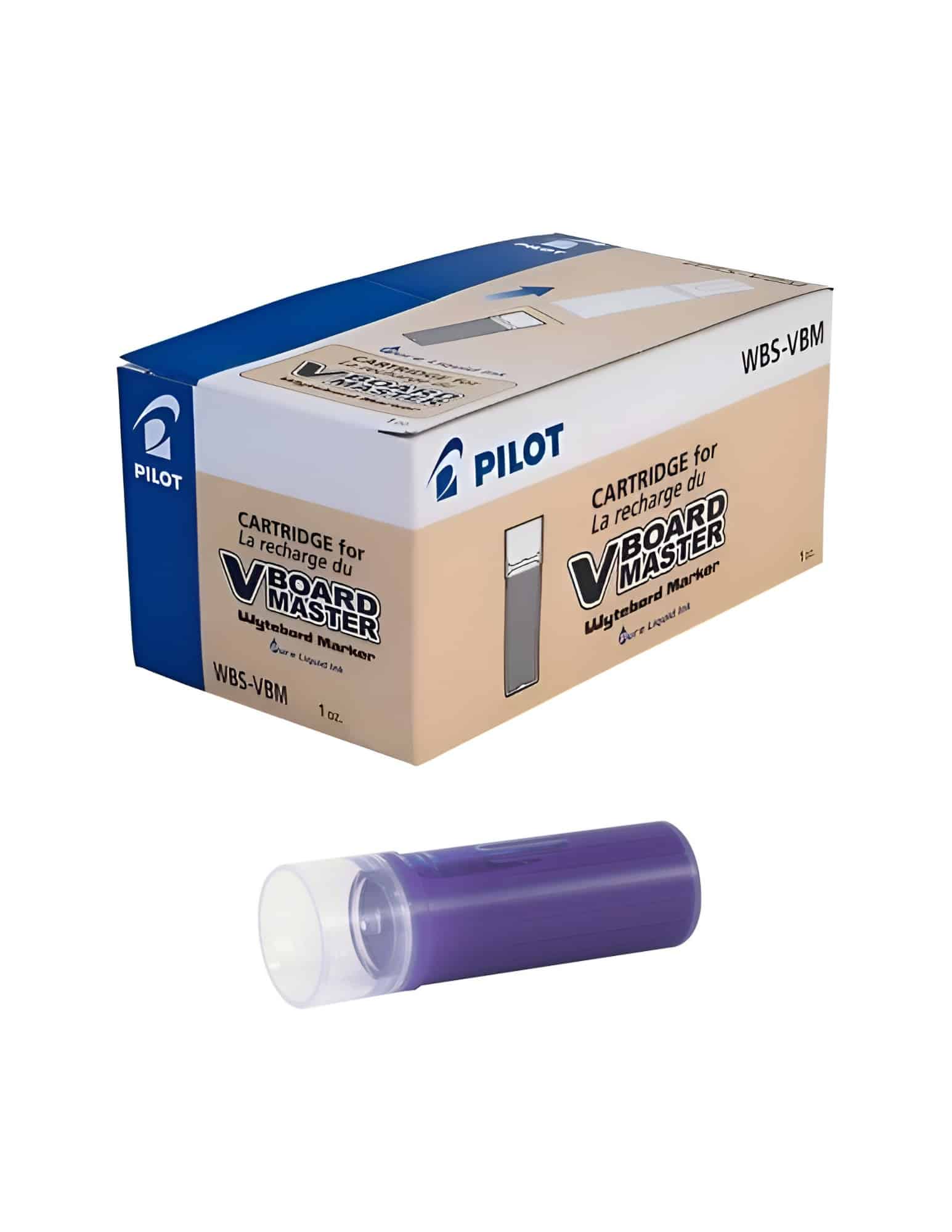 Cartucho-Marcador Recargable-Pilot-8ml-Morado-Caja de 12 Unidad - Arimany