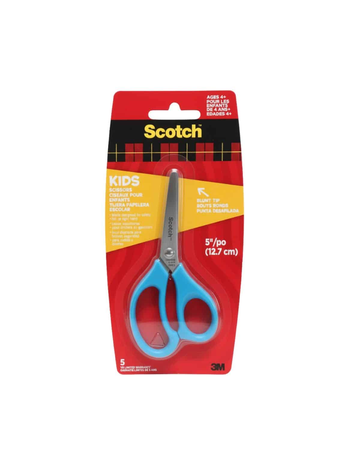 Tijera-Scotch-12.7 Centimetros-Punta Redonda-Celeste-1 Unidad - Arimany